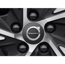 Genuine Volvo License Plate Frame Silver Stainless Steel With Black ...