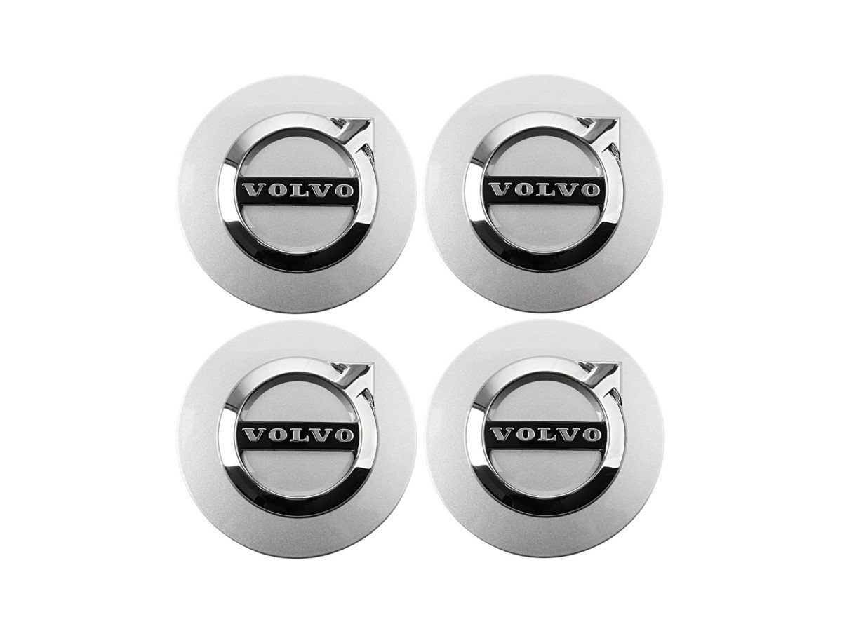 Volvo Wheel Center Caps Kit Of Four - Silver - 31454233 | Volvo Dealer ...