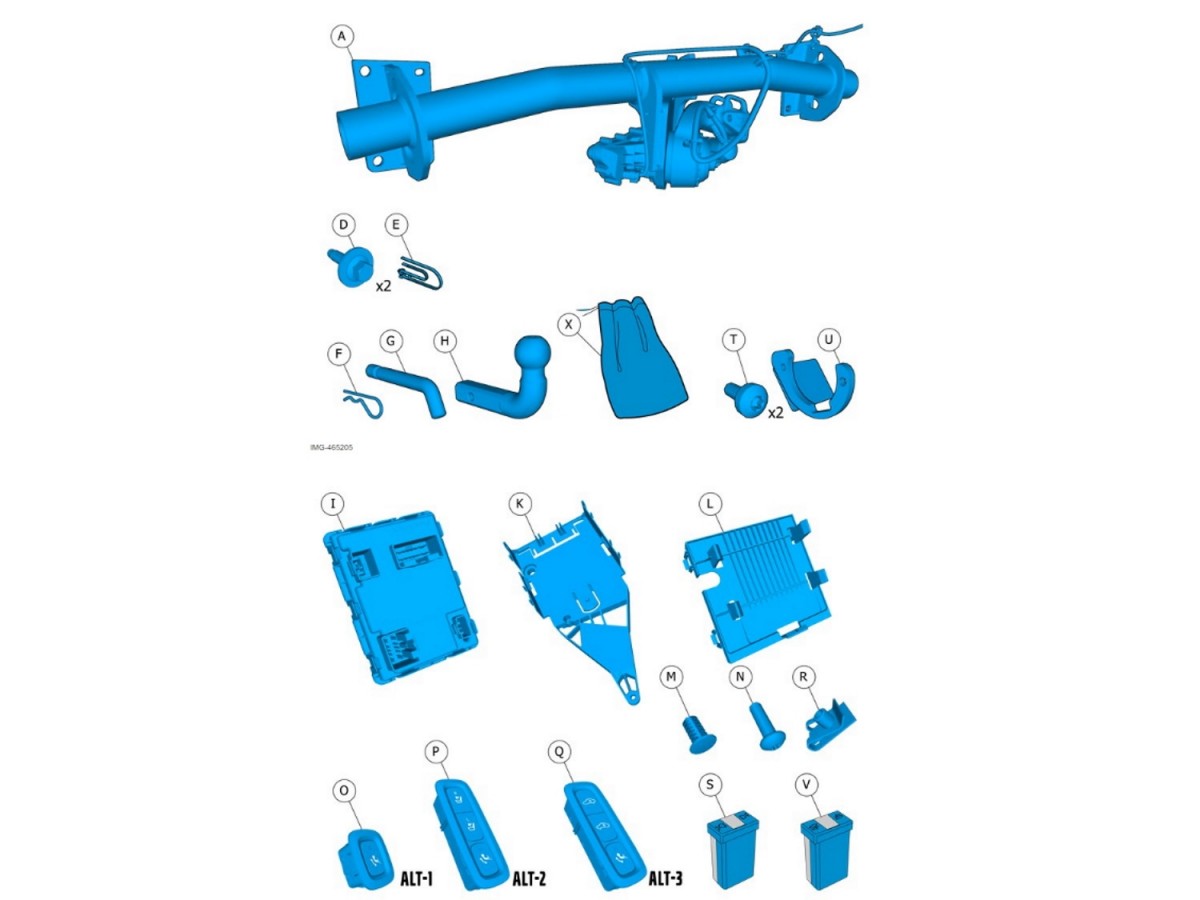 Volvo Electric Folding Towbar Hitch 1.25 Inch Receiver Class II ...
