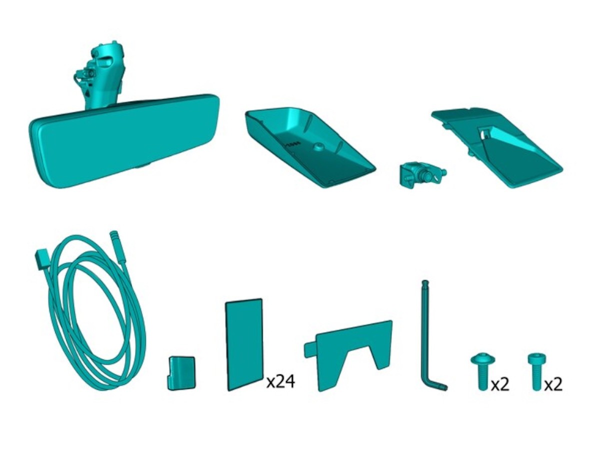 Volvo Digital Interior Auto Dimming Rear View Mirror With HomeLink ...