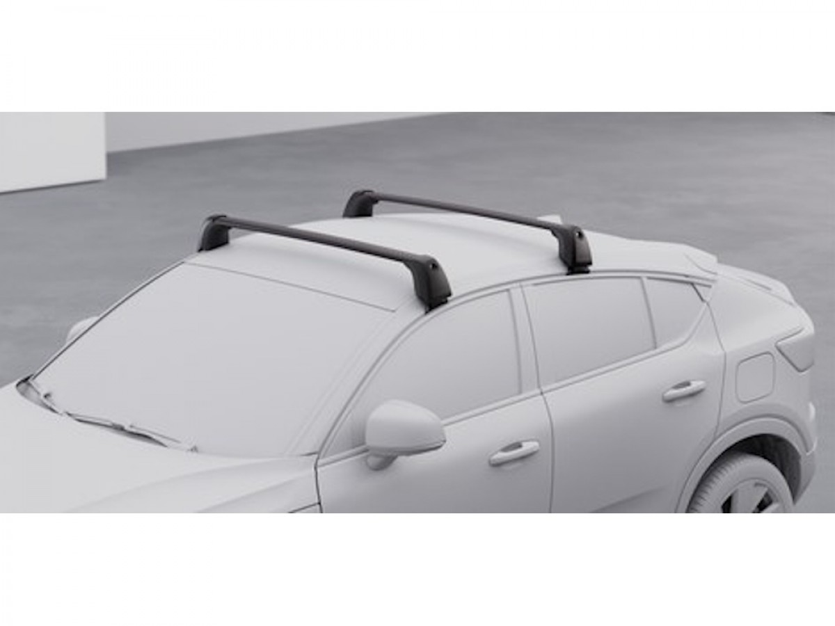 Volvo T-Track Roof Load Carrier Bars Kit Of Two For Front And Rear ...