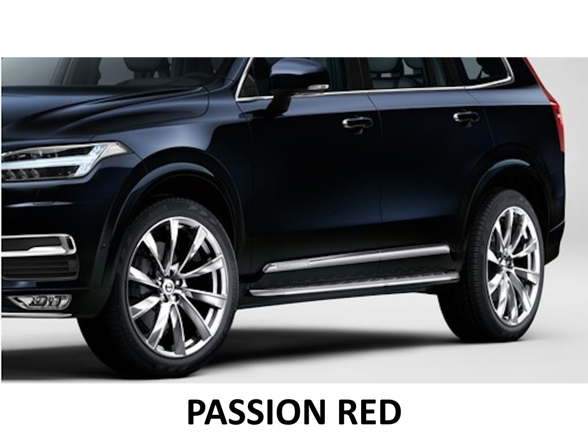Volvo XC90 Running Boards With Illumination - Passion Red - 39793336 ...