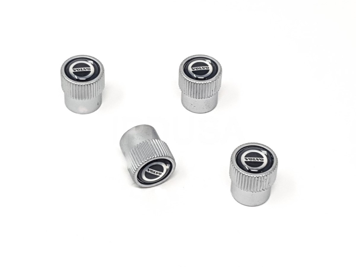 Volvo Valve Stem Caps - Silver - 8640123 | Volvo Dealer Accessories